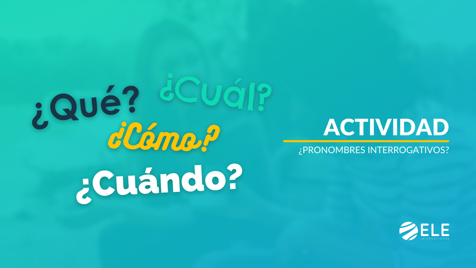 Los pronombres interrogativos en español: infografía, juego y quiz (A1)