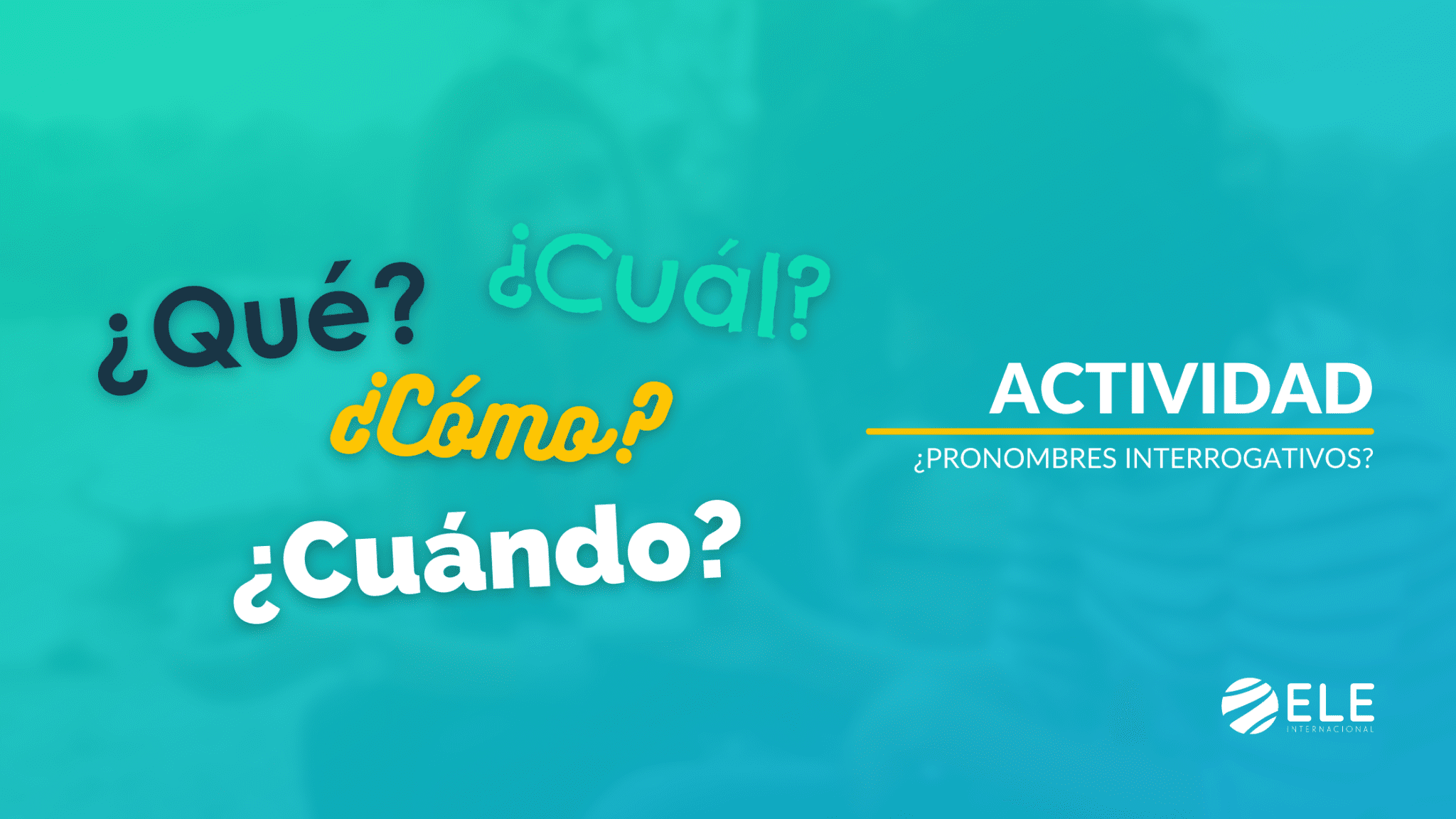 Los pronombres interrogativos en español: infografía, juego y quiz (A1)