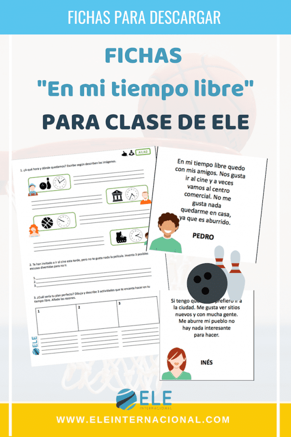 El tiempo libre en clase de ELE - ELEInternacional