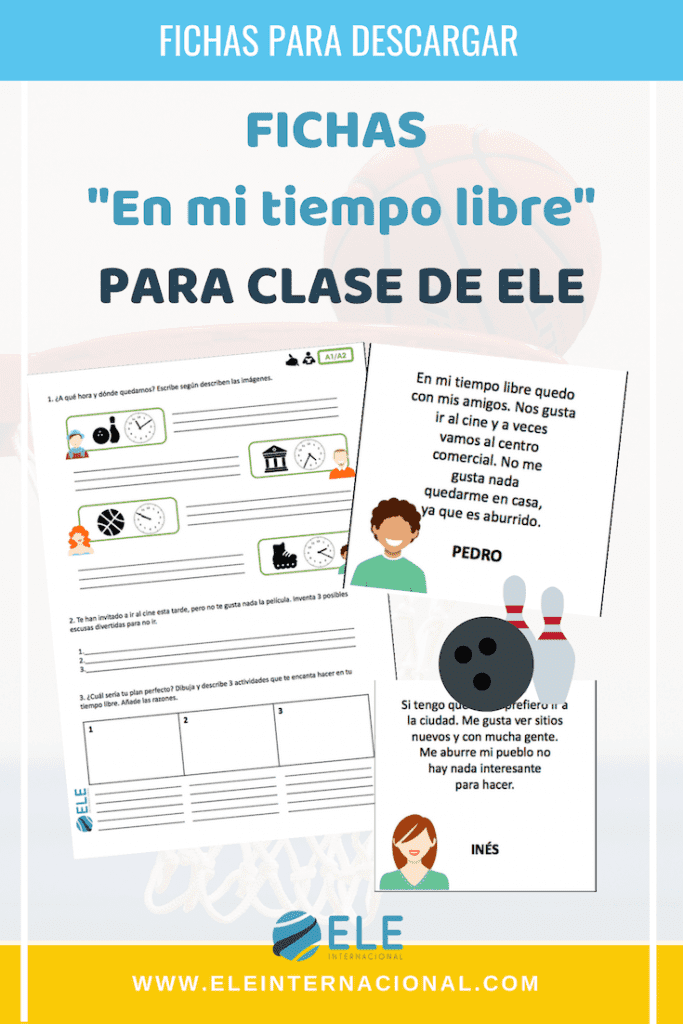 El tiempo libre en clase de ELE - ELEInternacional