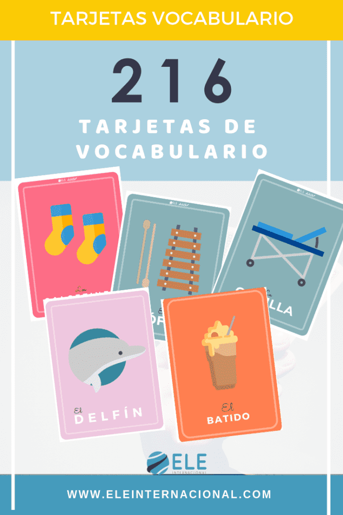 Pack con tarjetas temáticas de vocabulario - ELEInternacional