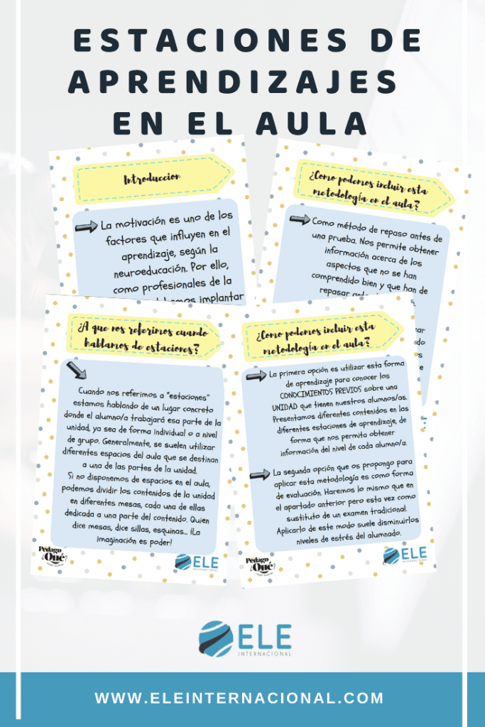 Estaciones de aprendizaje: cómo incluir esta metodología en el aula