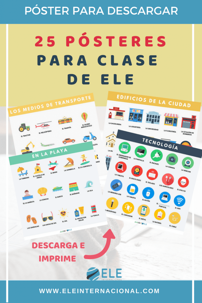 Carteles de vocabulario descargables - ELEInternacional
