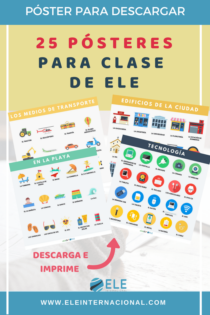Carteles de vocabulario descargables - ELEInternacional