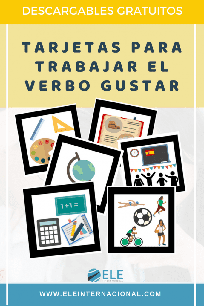 Tarjetas y fichas para practicar las asignaturas y el verbo gustar ...