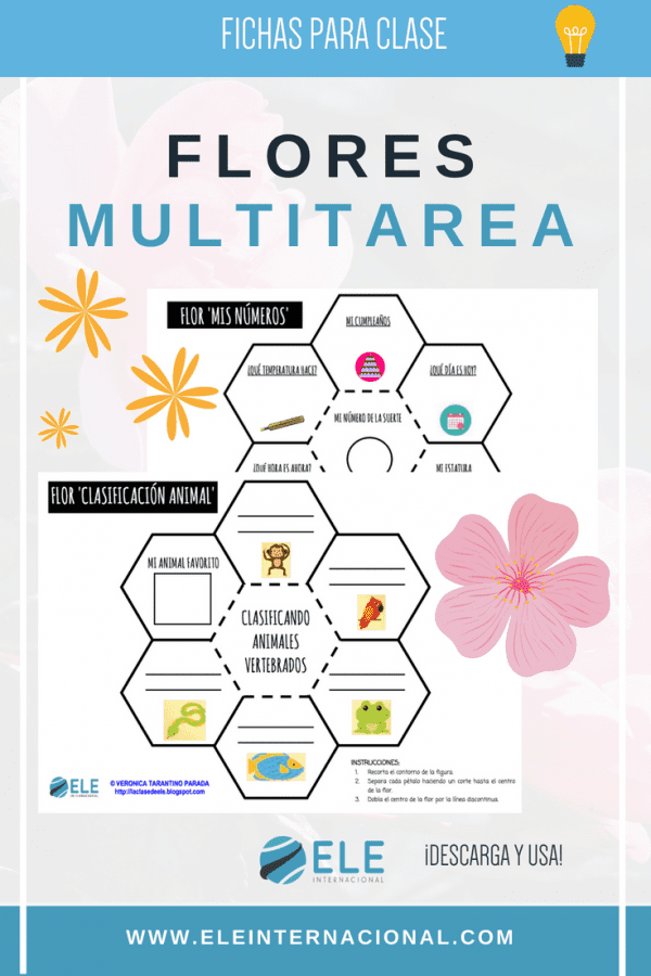 Flores multitarea para la clase de español - ELEInternacional