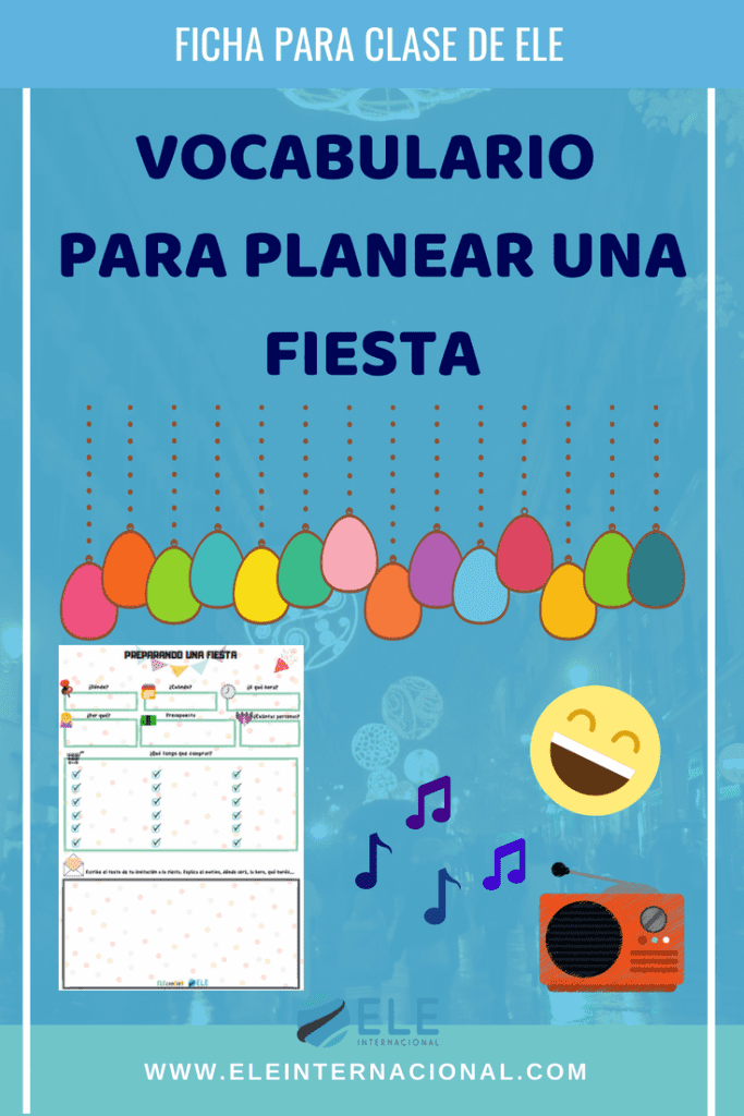 Planear una fiesta en clase de ELE - ELEInternacional