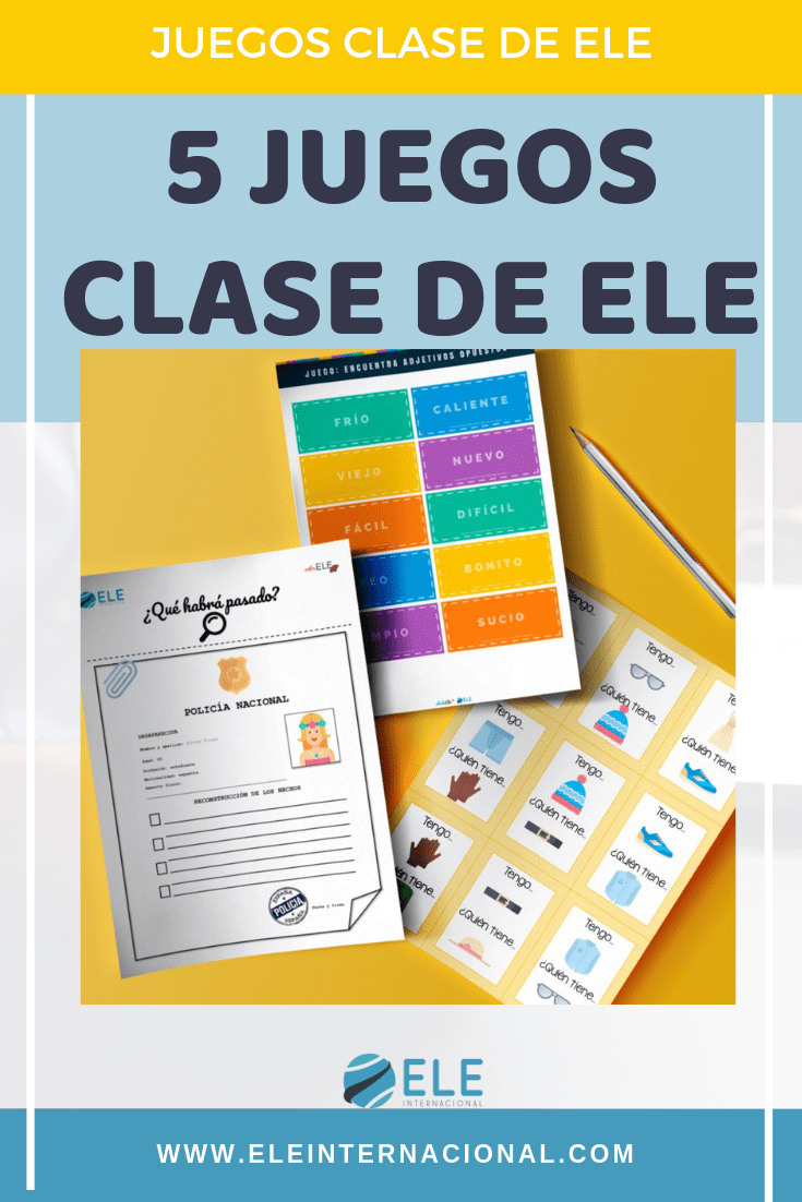 PACK: Los juegos en clase de español - ELEInternacional