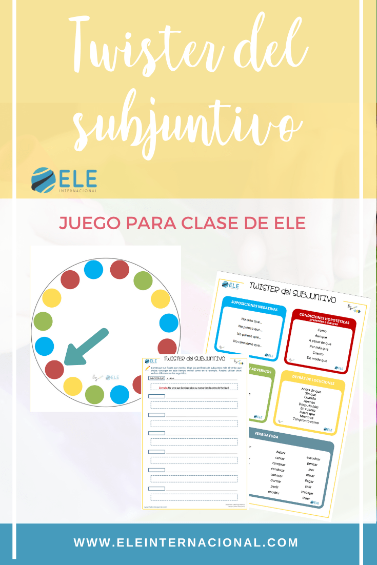 [JUEGO] Twister del subjuntivo en español para alumnos de B1-C1