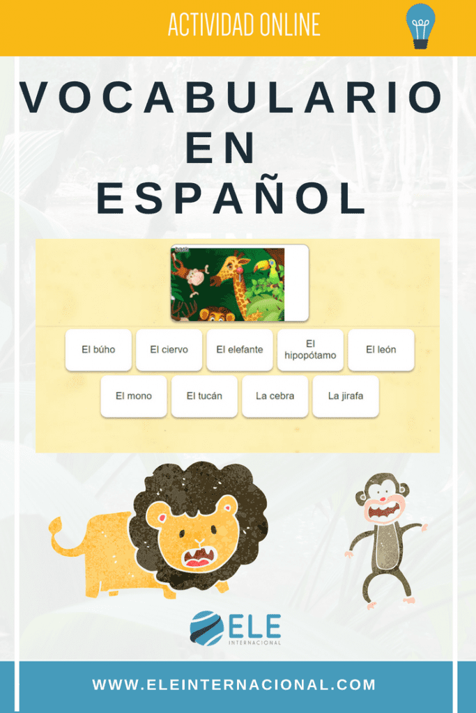 Actividad online: Los animales de la selva - ELEInternacional