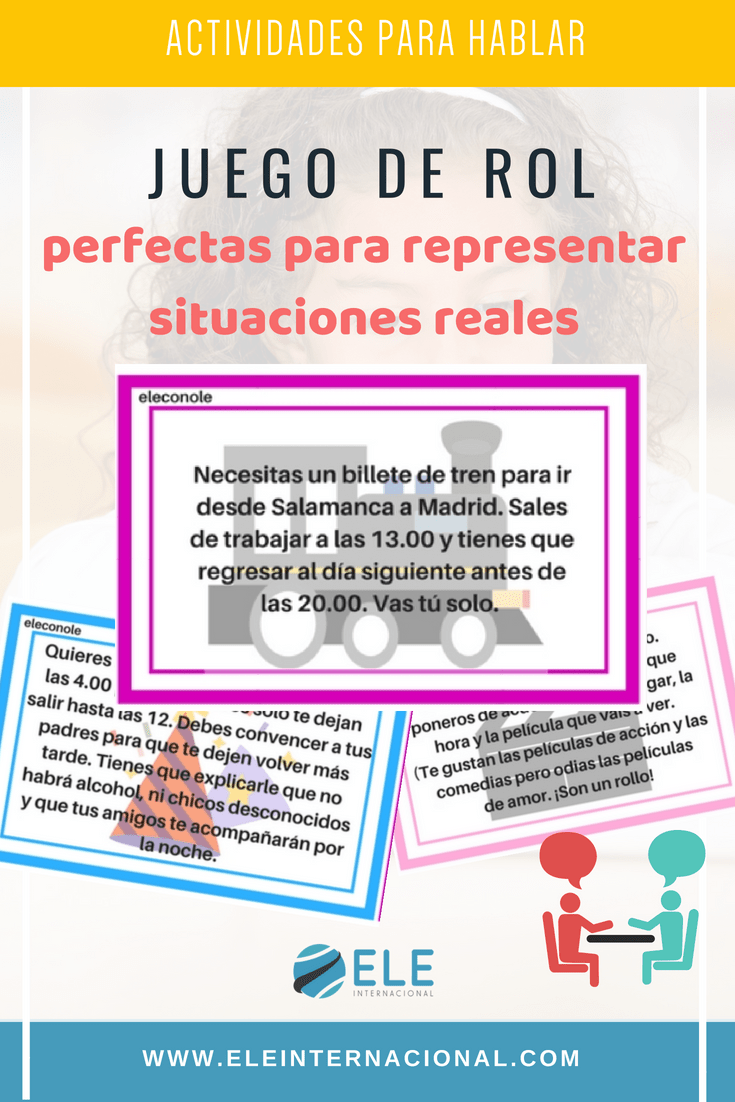 Juego de roles: ejemplo y propuesta de role-play para clase de ELE
