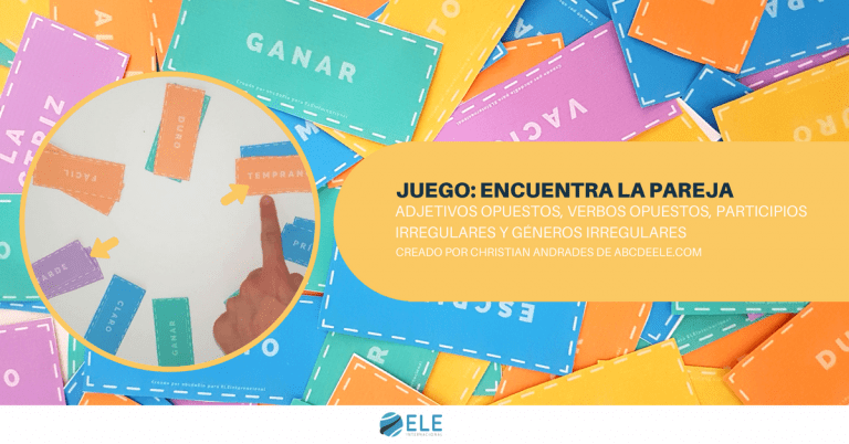 Juego: Encuentra la pareja (adjetivos opuestos, verbos opuestos ...