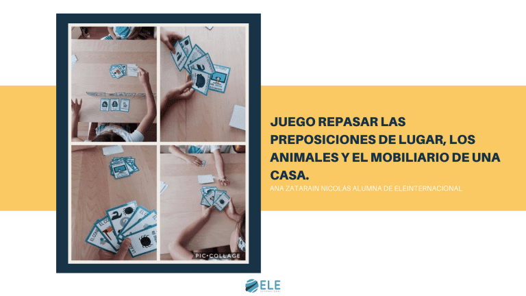 Juego para repasar preposiciones de lugar - ELEInternacional