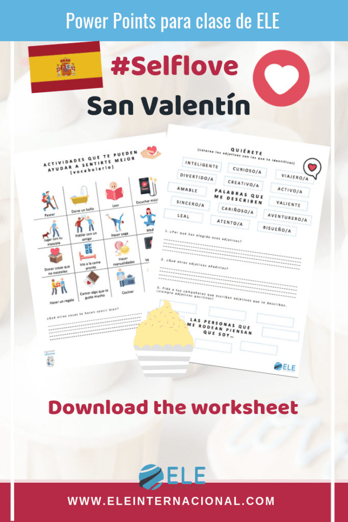 Propuesta didáctica #Selflove para trabajar el español en San Valentín