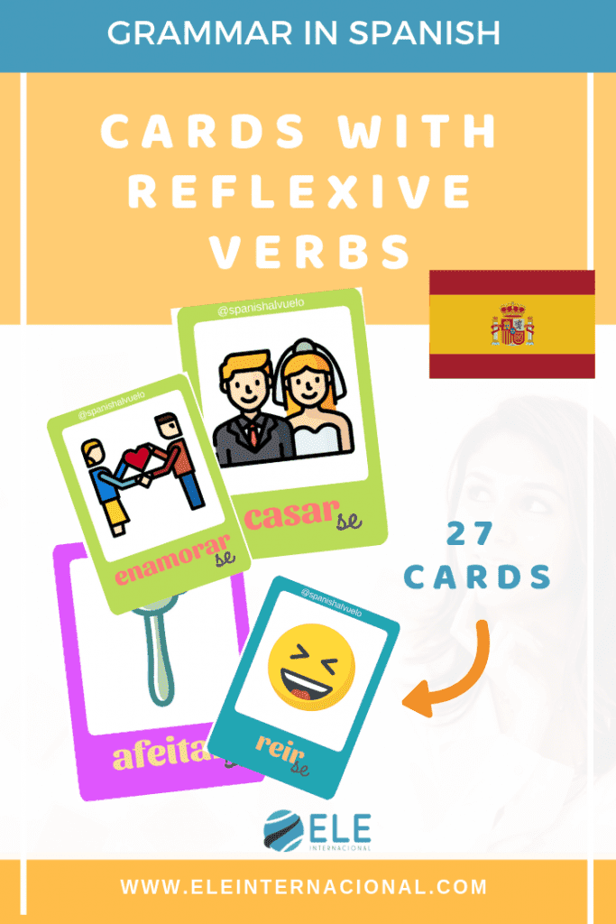 Tarjetas con verbos reflexivos - ELEInternacional