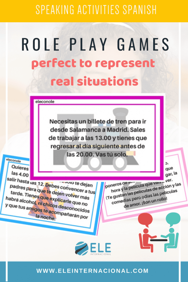 Juego de roles: ejemplo y propuesta de role-play para clase de ELE