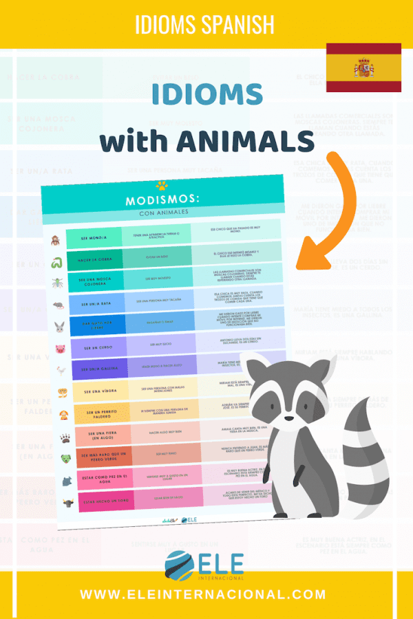 Modismos con animales - ELEInternacional