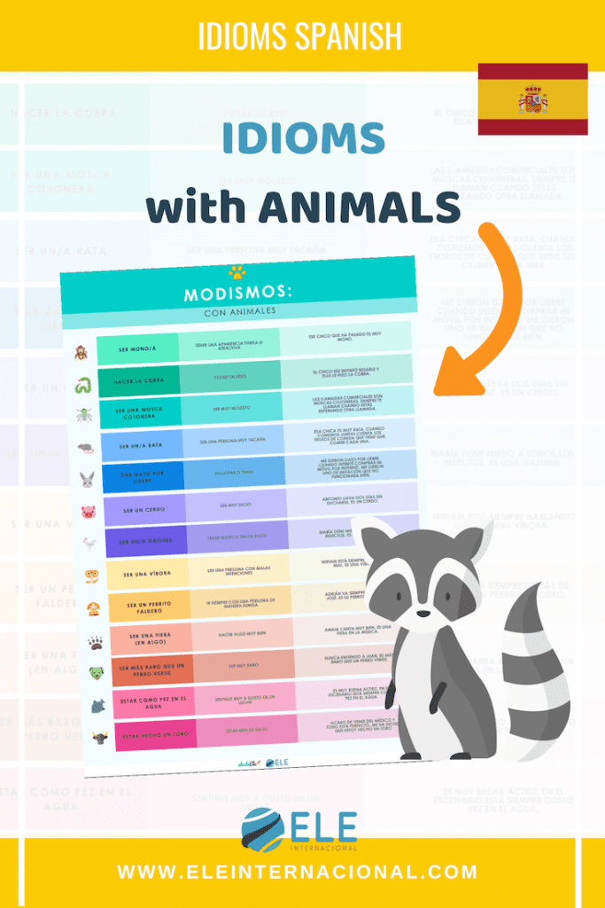 Modismos con animales - ELEInternacional