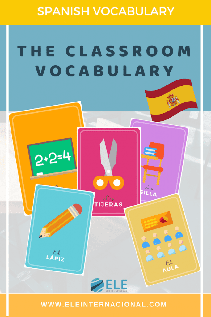 Tarjetas de vocabulario para la vuelta al cole - ELEInternacional