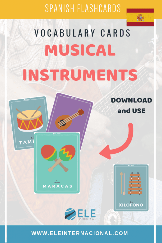 Flashcards: Instrumentos musicales - ELEInternacional
