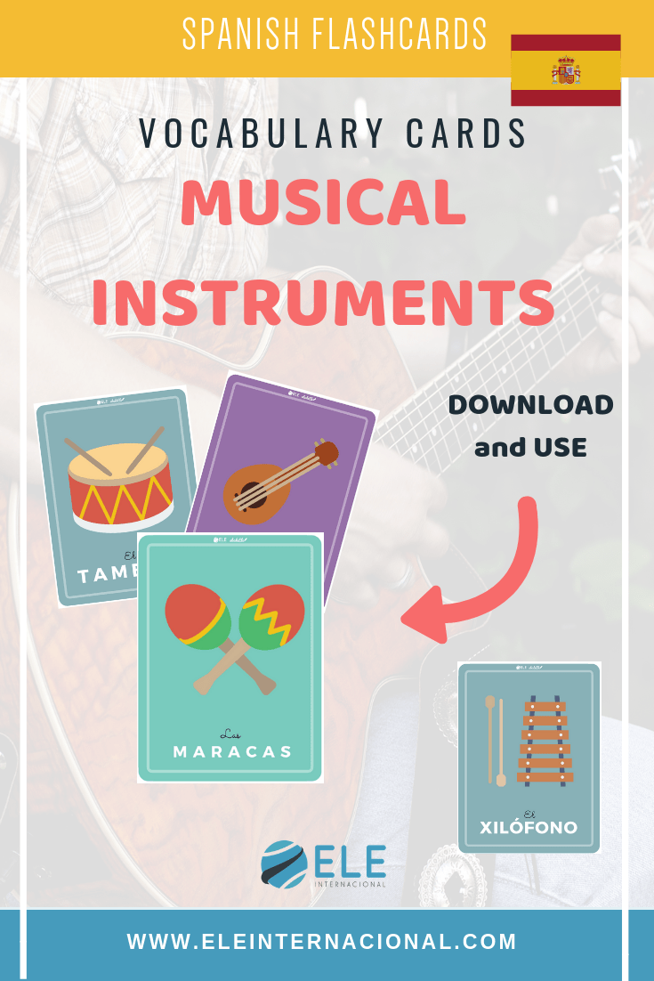 Flashcards: Instrumentos musicales - ELEInternacional