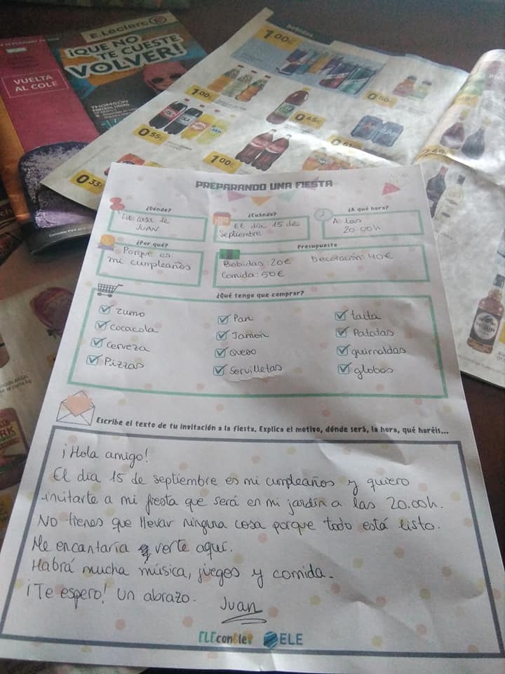 Planear una fiesta en clase de ELE - ELEInternacional