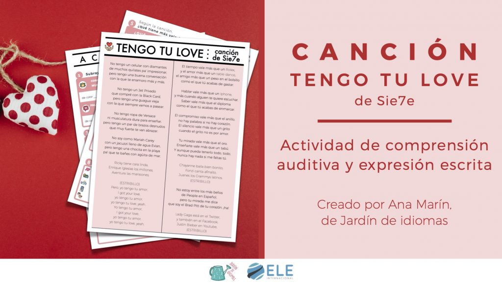 Tengo tu love: canción para llevar al aula de ELE en San Valentín