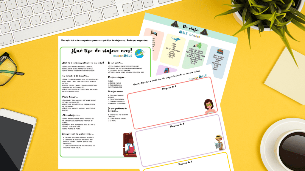 Vocabulario sobre viajes [+ test y actividad de expresión escrita]