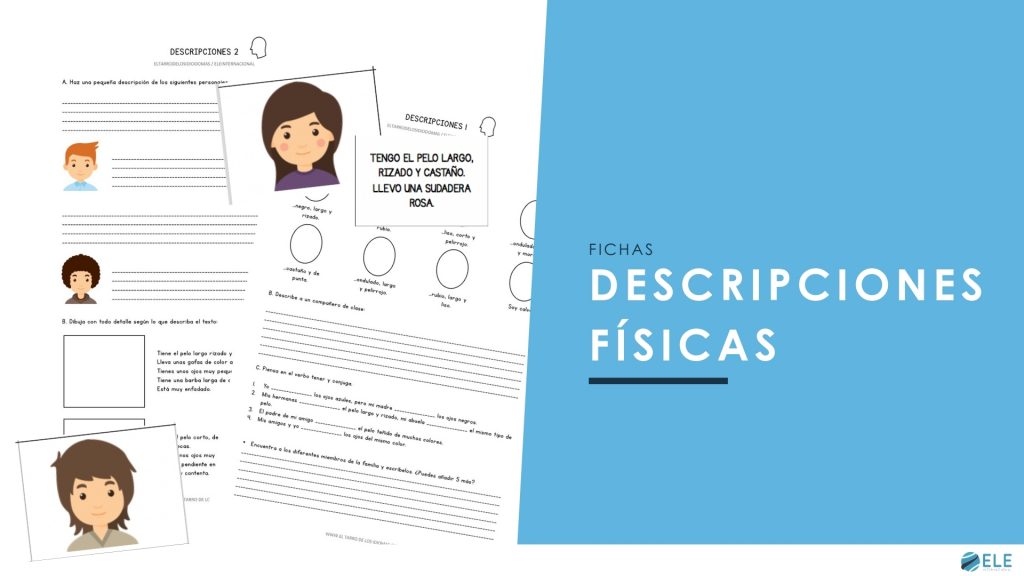 Fichas para repasar descripciones físicas - ELEInternacional