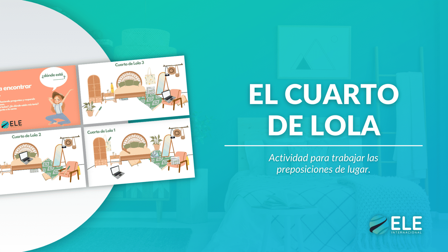 Ejercicio sobre preposiciones de lugar en clase de ELE (A1)