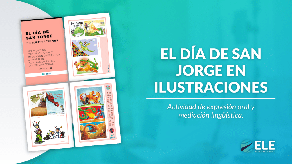 20 ilustraciones sobre el día de San Jorge para practicar la expresión oral