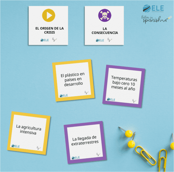 Juego de conversación para practicar el tema de la ecología en español