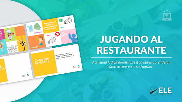 Enseña frases y vocabulario para pedir en un restaurante con este material