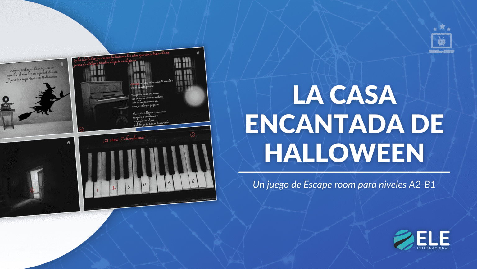 Escape room versión Halloween para niños y adultos: la casa encantada