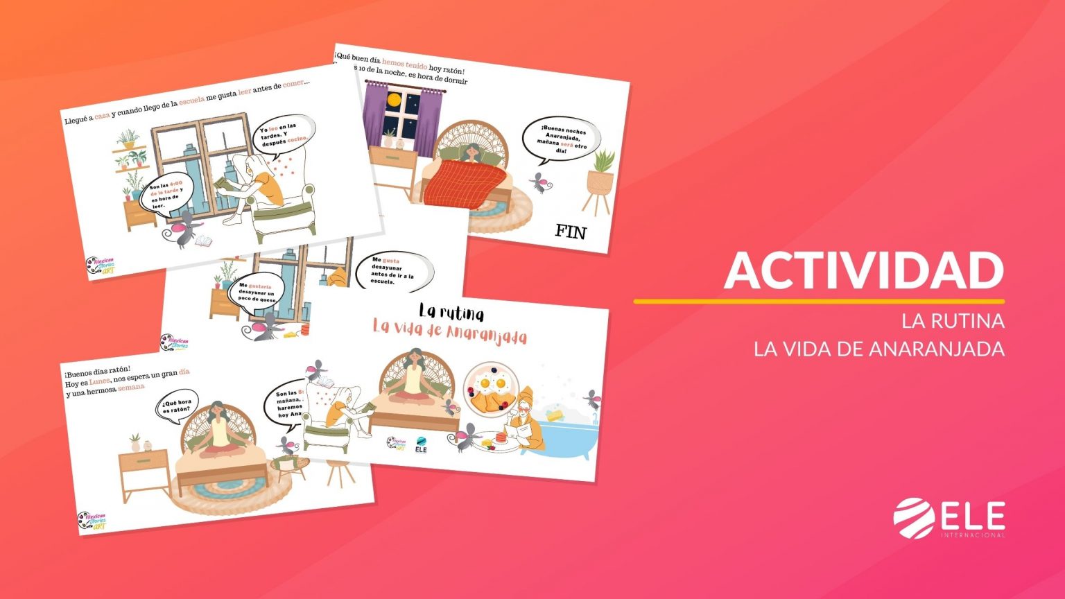 Rutina diaria en español: actividad sobre verbos reflexivos y condicionales