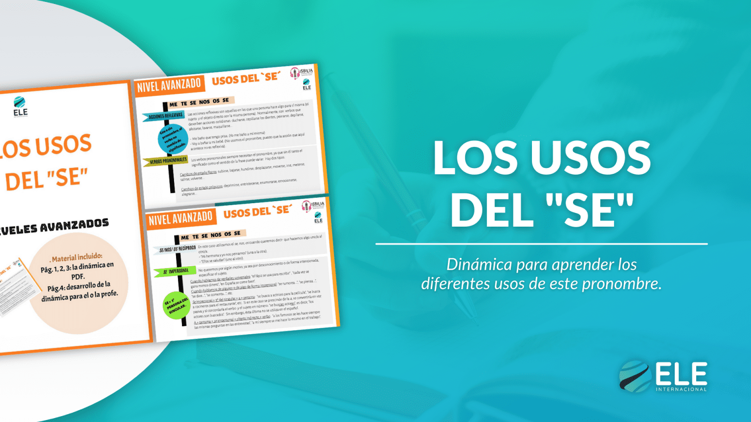 Los usos del se en español: dinámica para enseñar este pronombre