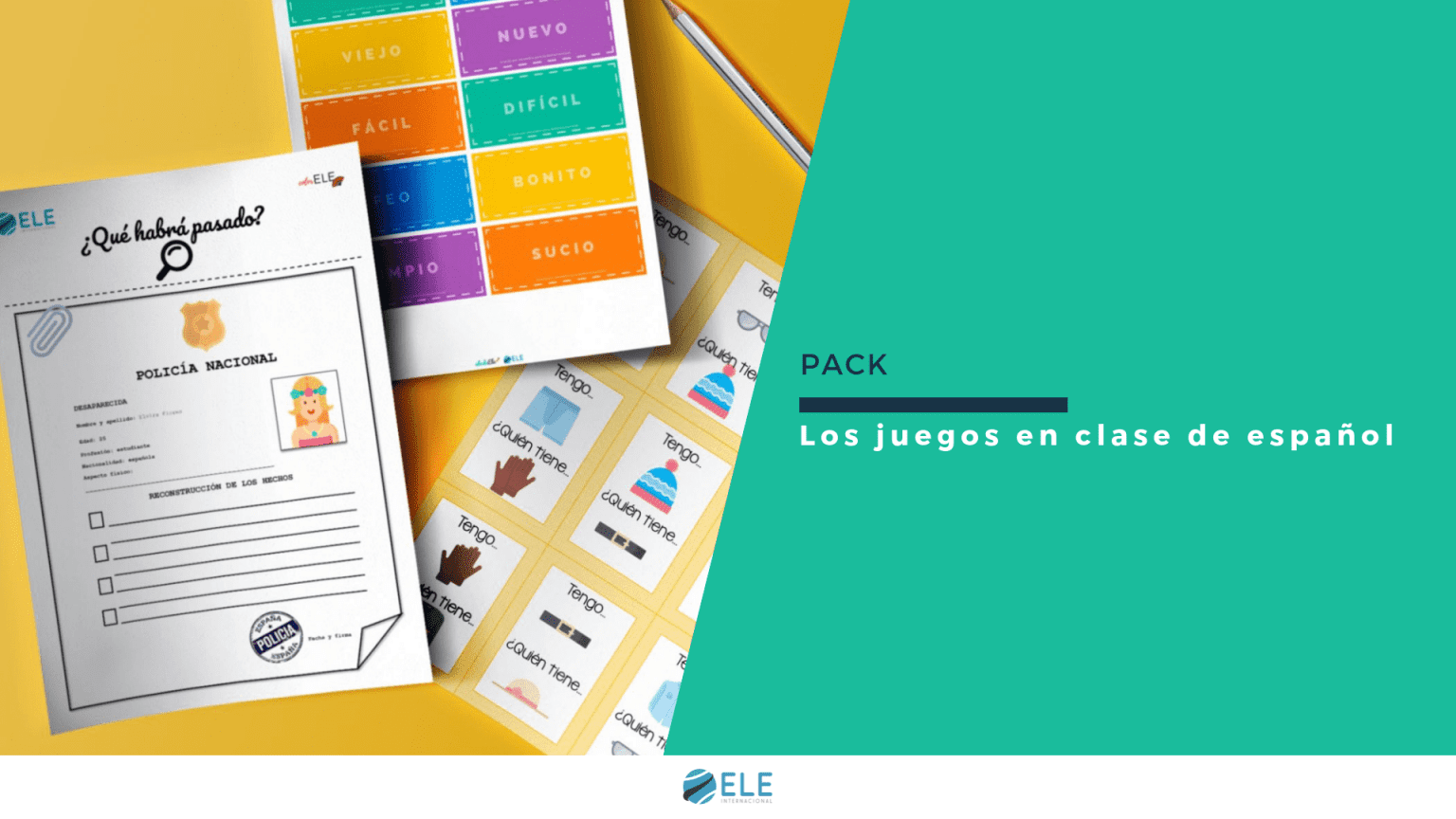 PACK: Los juegos en clase de español - ELEInternacional