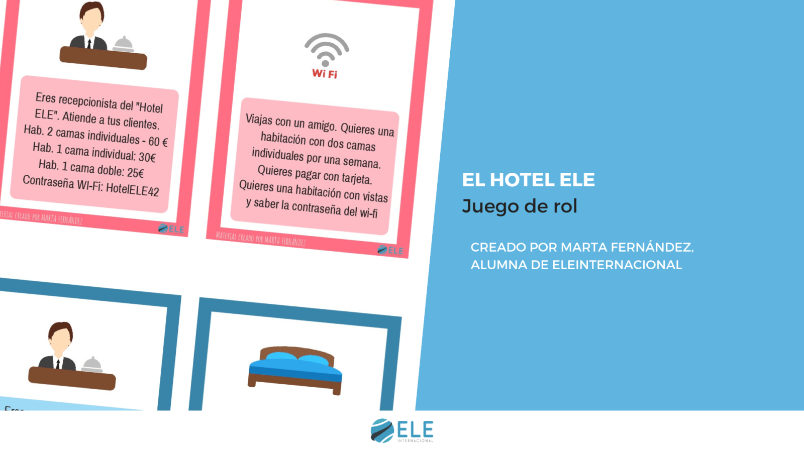 El hotel ELE: Un juego de rol para tus clases - ELEInternacional