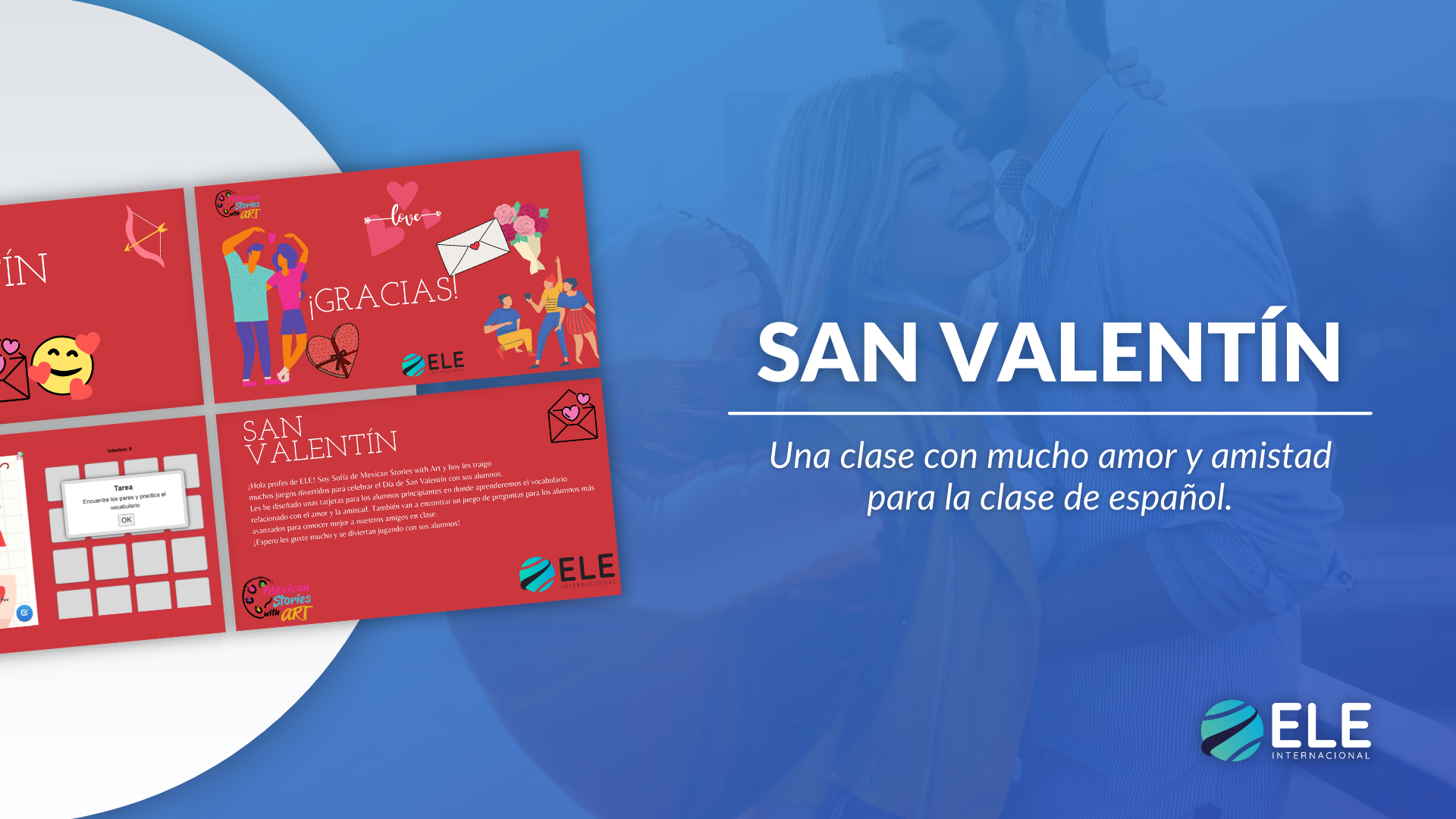 Descargable con 3 actividades de San Valentín para la clase de español