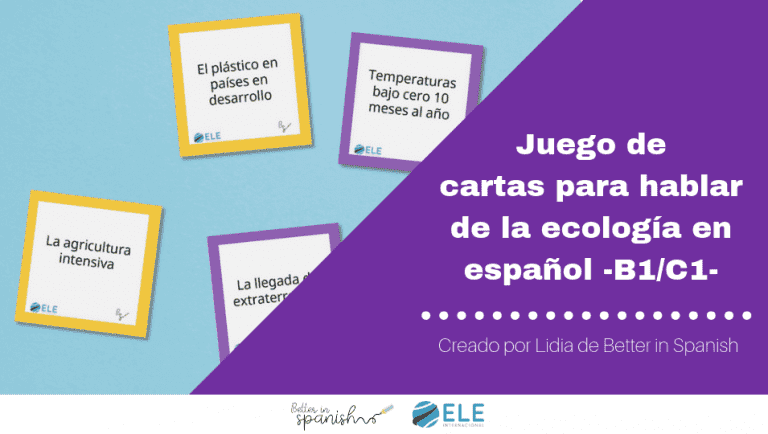 Juego de conversación para practicar el tema de la ecología en español