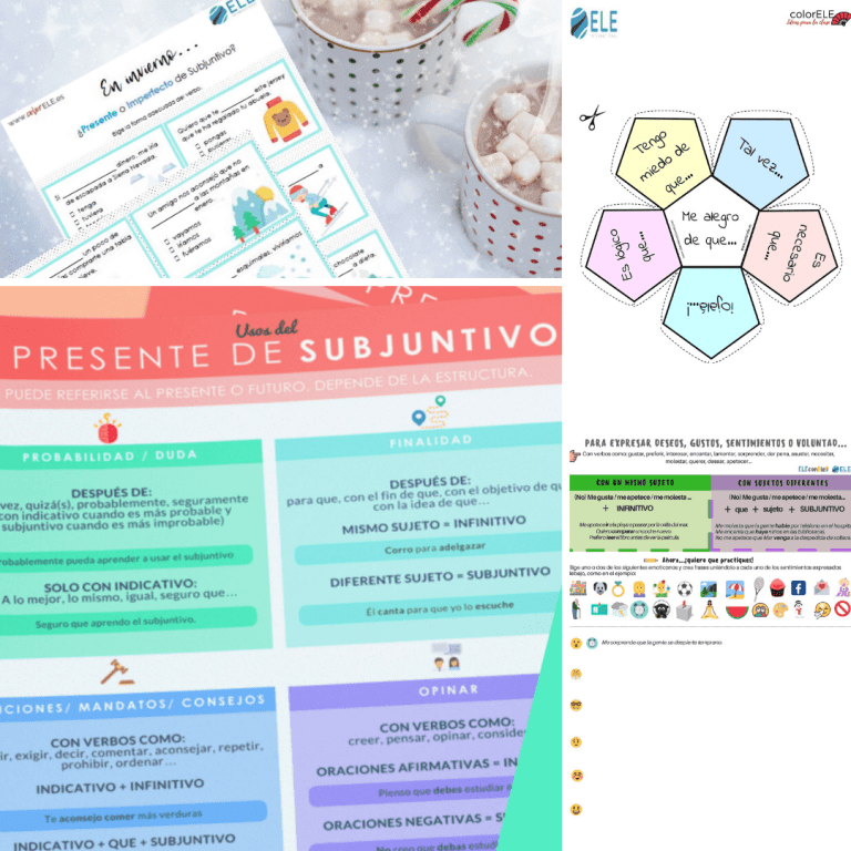 Pack con materiales para practicar el subjuntivo - ELEInternacional