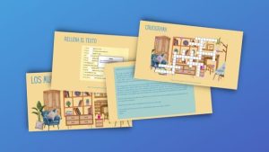 Los muebles de la casa en español: Genially y crucigrama para A1