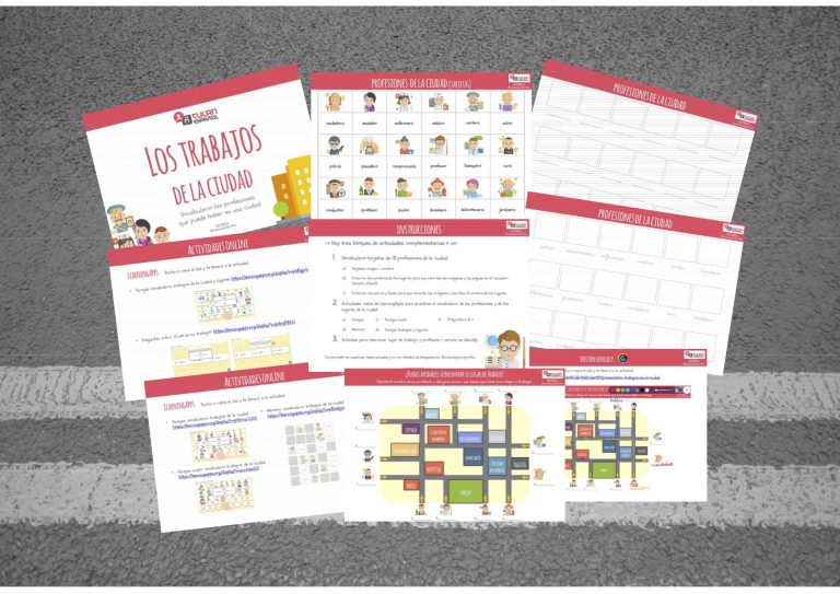 Los trabajos de la ciudad para niños: actividad de vocabulario