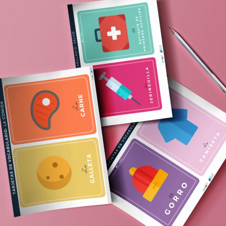 Pack con tarjetas temáticas de vocabulario - ELEInternacional