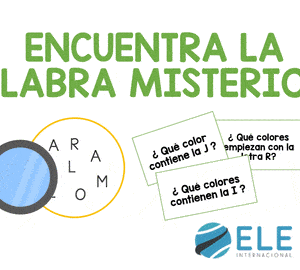 Encuentra la palabra misteriosa: juego para trabajar vocabulario ...