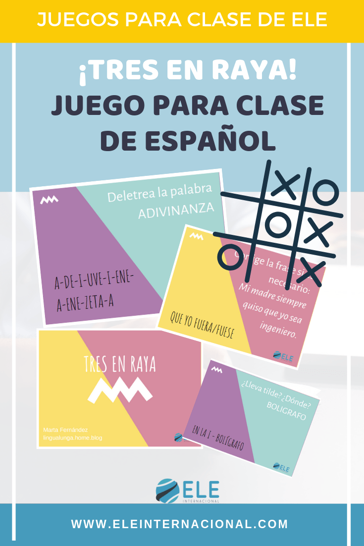 El juego del tres en raya en vivo para repasar contenidos (B1-B2)